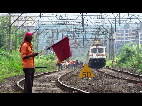 RED FLAG , CAUTION & DURONTO EXPRESS - Indian Railways !! - YouTube