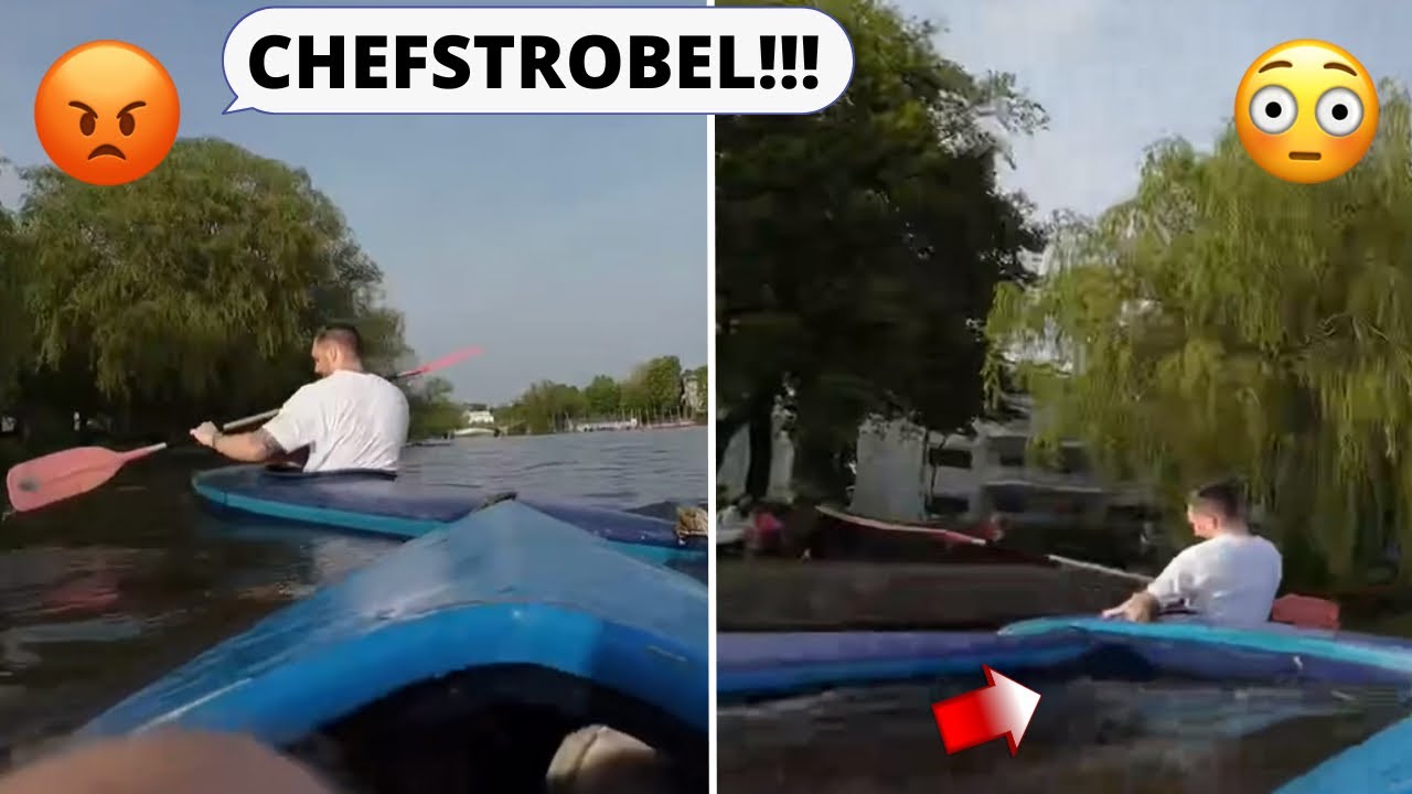 Chefstrobel sorgt für Unfälle im Kanu auf der Alster😡👀😂 - YouTube
