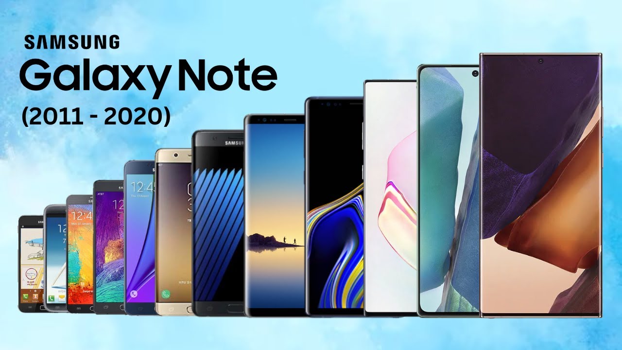 Evolution of Galaxy Note Series (2011-2020) - YouTube