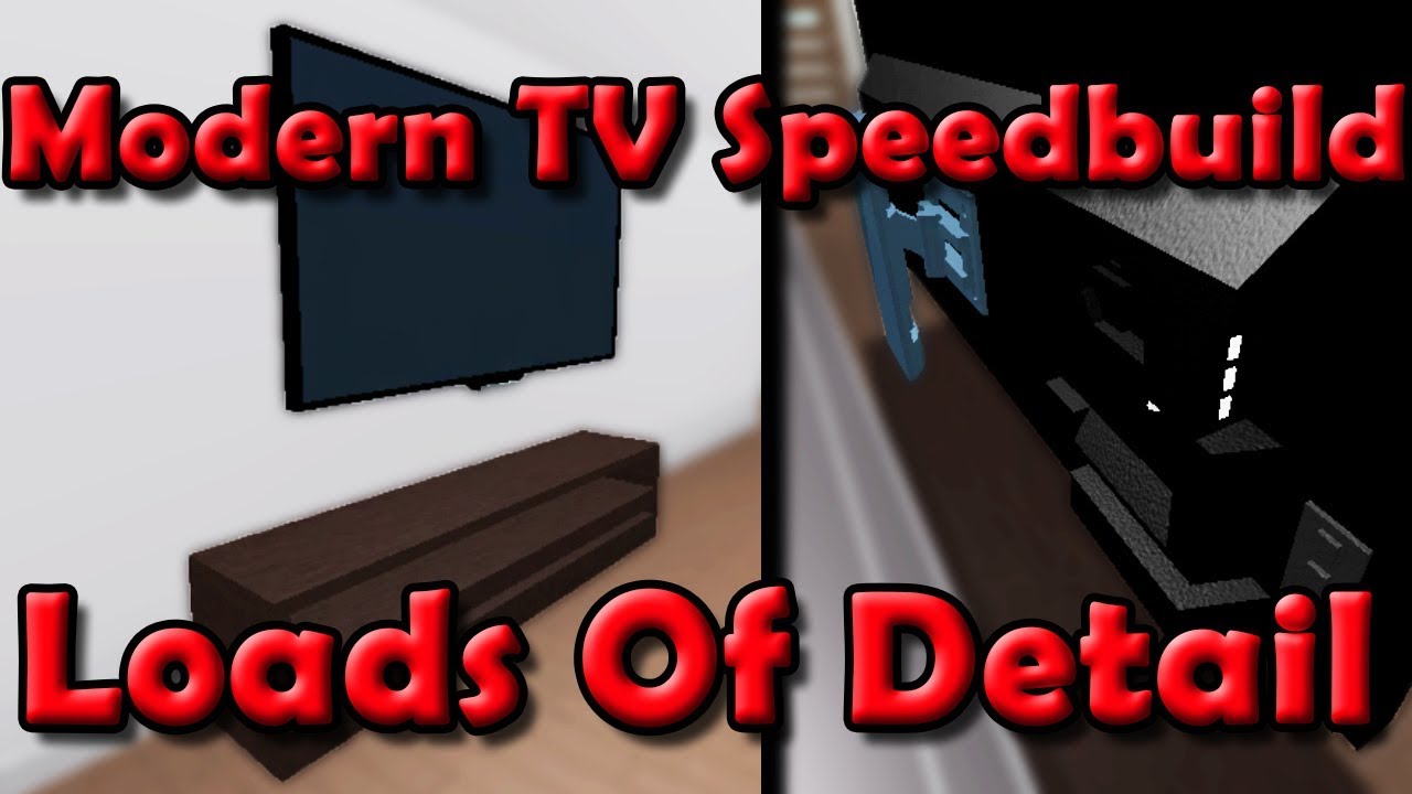 Roblox Studio - TV & Wall Mount [Speedbuild] - YouTube