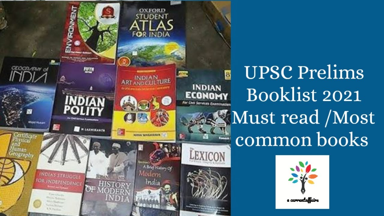 Most Important Books for UPSC Prelims || Must read books for UPSC CSE ...