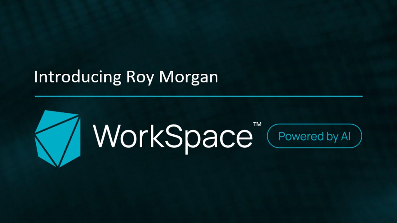Launch of Roy Morgan WorkSpace - YouTube