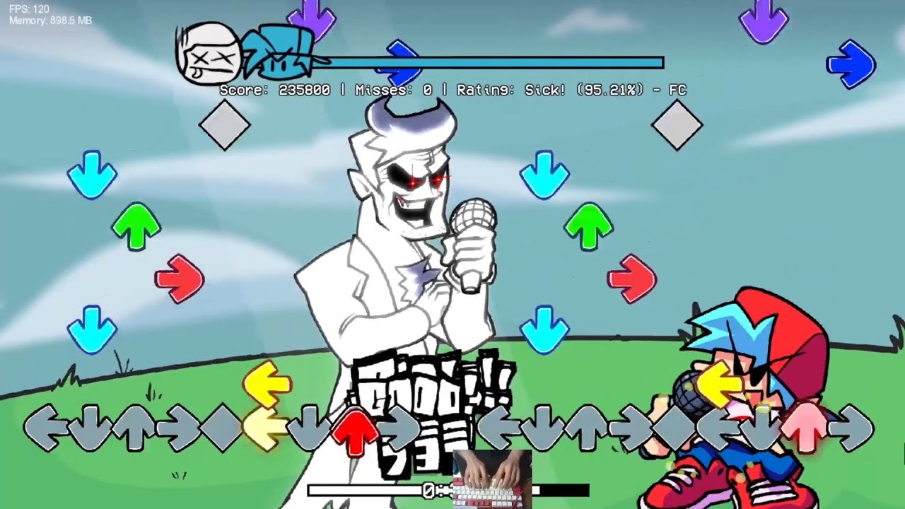 [FNF]OG BUT PLAY WITH 9 KEYS FULLCOMBO!! (Dave and Bambi: Golden Apple ...