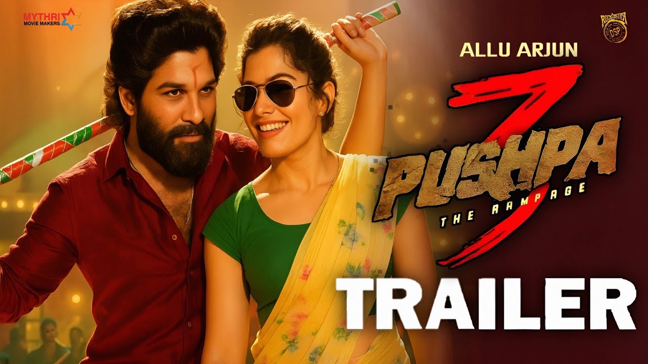 Pushpa 3 - The Rampage | Official Trailer | Allu Arjun | Sukumar ...