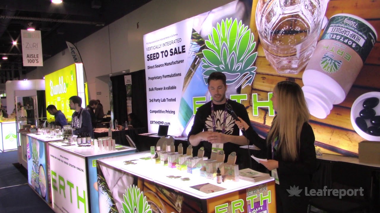Erth hemp Interview at the CBD EXPO in Las Vegas - YouTube