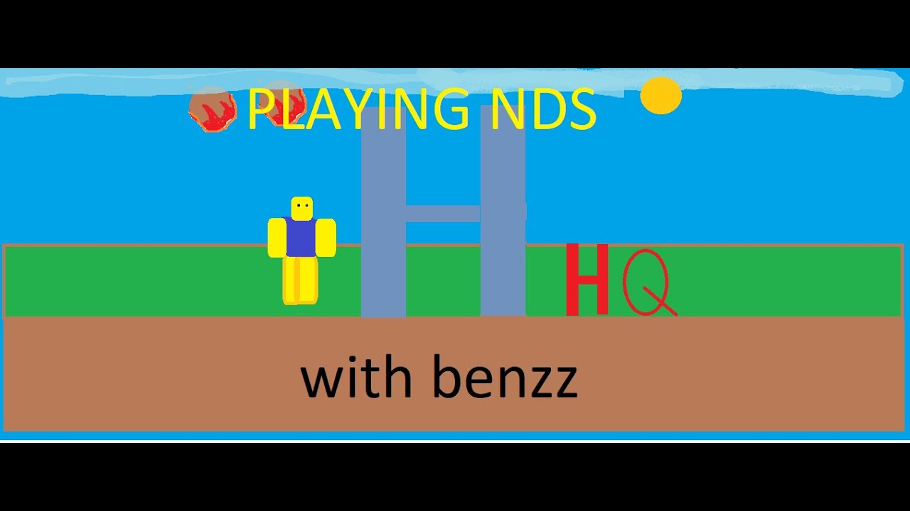 PLAYING ROBLOX NDS WITH BENZZ - YouTube