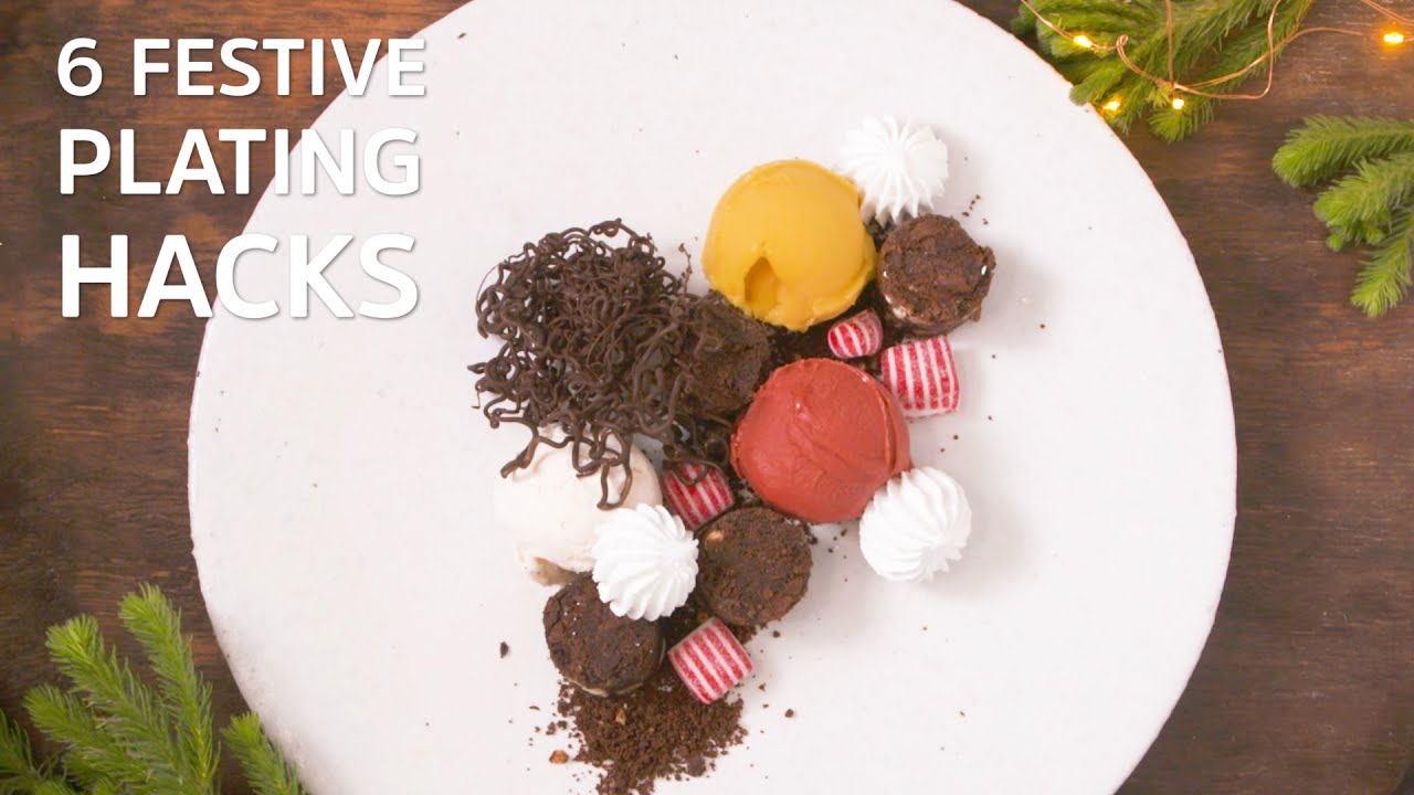 6 Festive Plating Hacks - YouTube