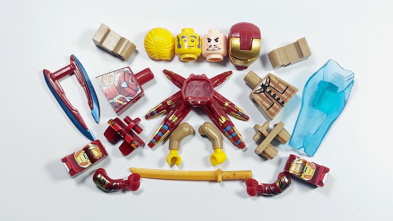 ASSEMBLE LEGO IRON MAN AND LEGO TEACHER SAMURAI | LEGO MINIFIGURE - YouTube