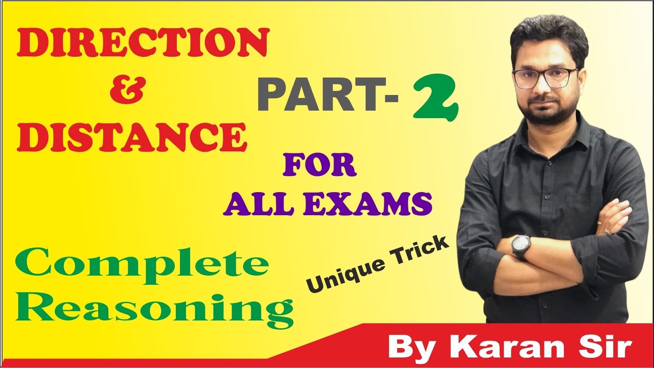 Direction & Distance 2 || दिशा और दूरी || Easy Way || Tricky || - YouTube