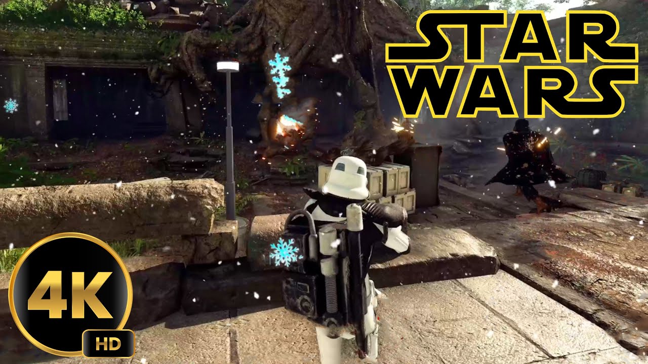 Epic 4K Showdown on Yavin 4 🌌 | Battlefront 2 Galactic Assault ...