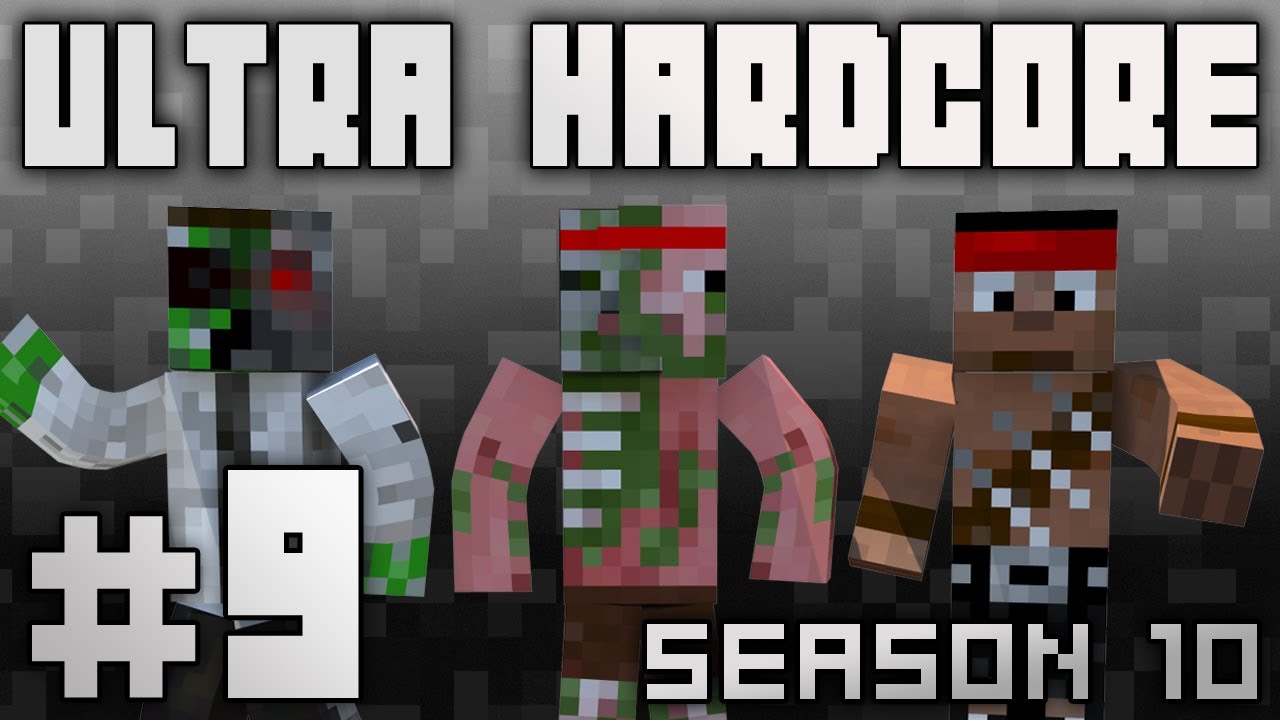 Minecraft Ultra Hardcore Season 10 part 9 - "The Ghost of GenerikB ...