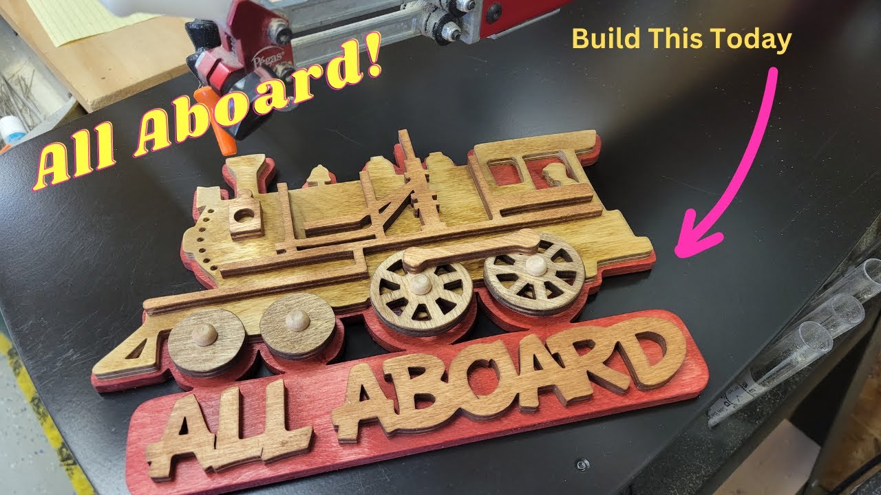 Steve Good | All Aboard! Steam Train | Scroll Saw Project - YouTube