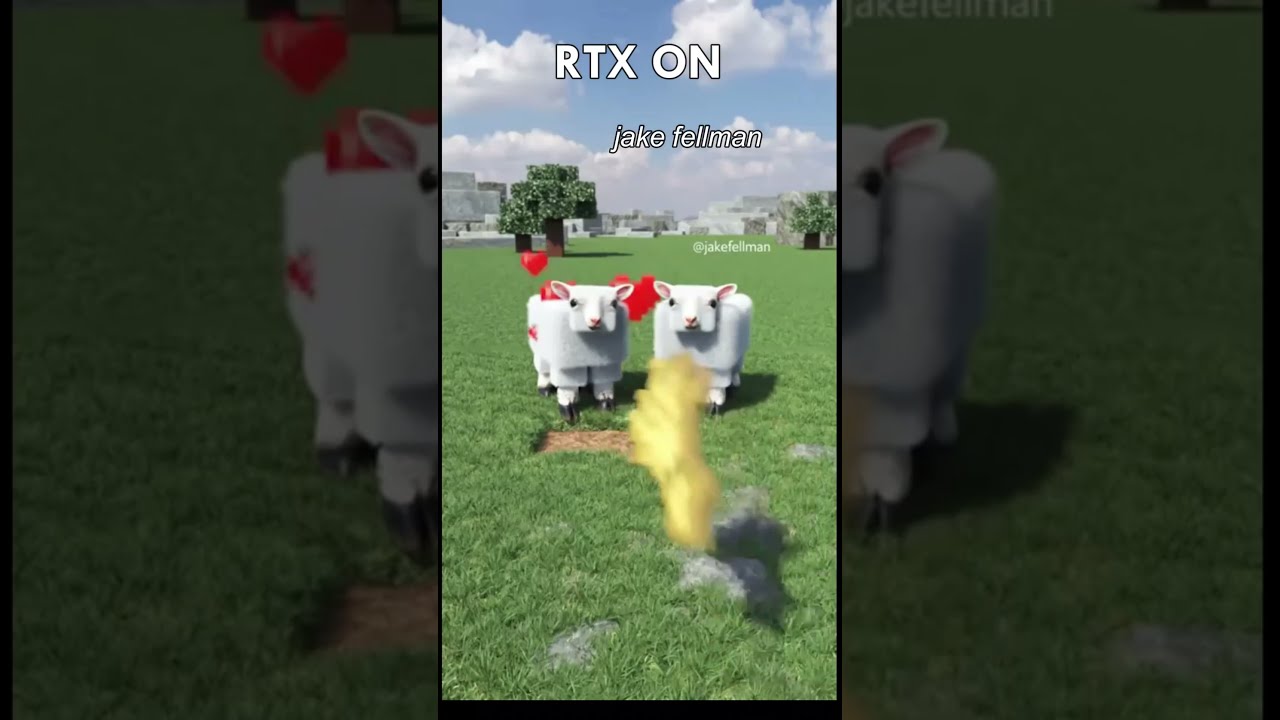 RTX ON vs RTX OFF in Minecraft, Realistic Minecraft #shorts - YouTube