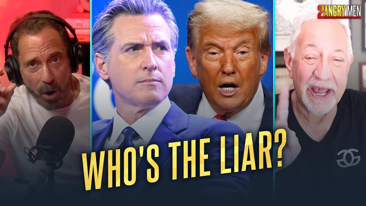 2 Angry Men | Newsom VS. Trump: Why Did Fox News Edit THAT Out? - YouTube