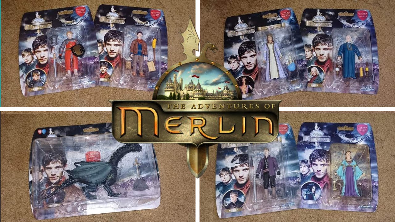 BBC Merlin Figure Collection Set - YouTube