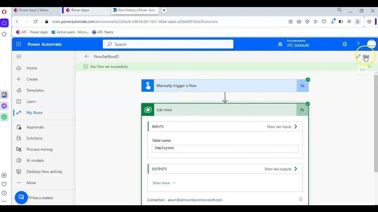 Lesson88- Flow to Get Dataverse ROWID and Update - Power Automate 1000 Videos - YouTube
