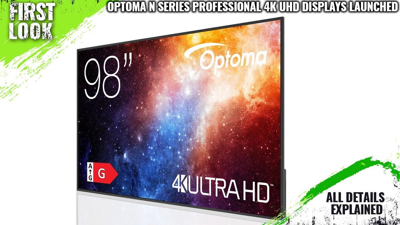 Optoma N-Series Professional 4K UHD Displays Launched With 65", 75", 86 ...
