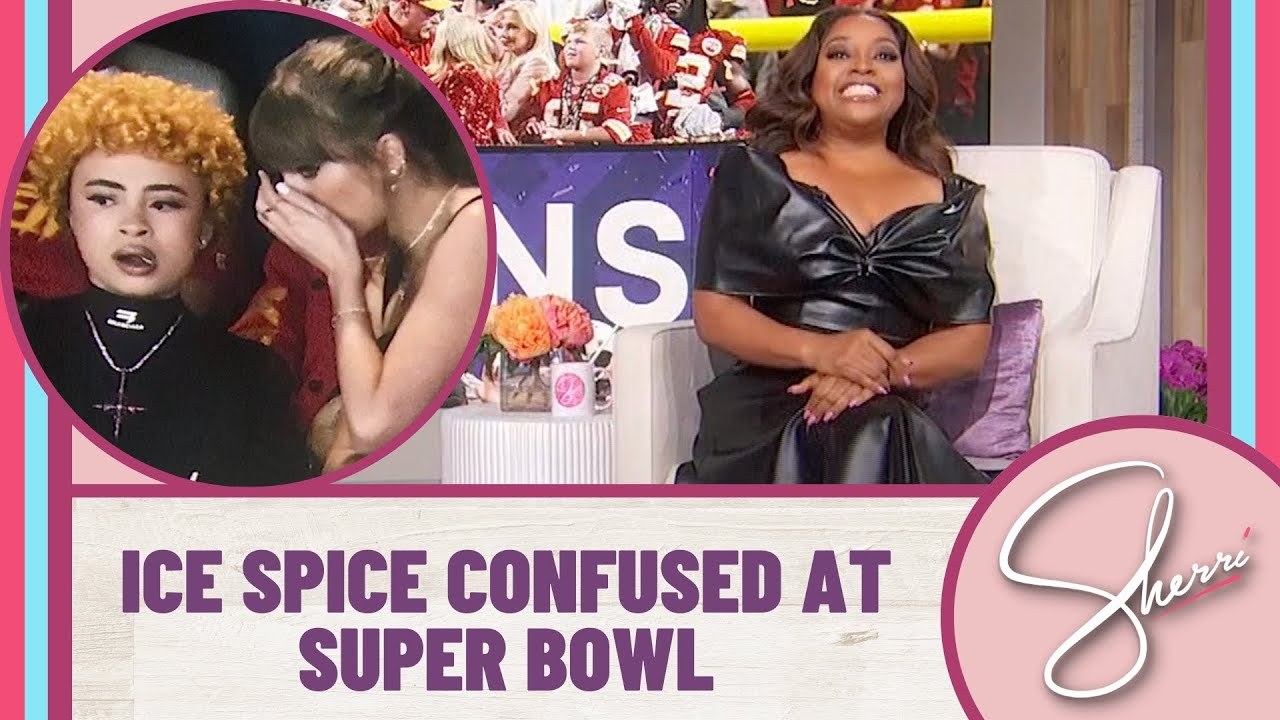 Ice Spice & Taylor Swift Hang Out At The Super Bowl | Sherri Shepherd - YouTube