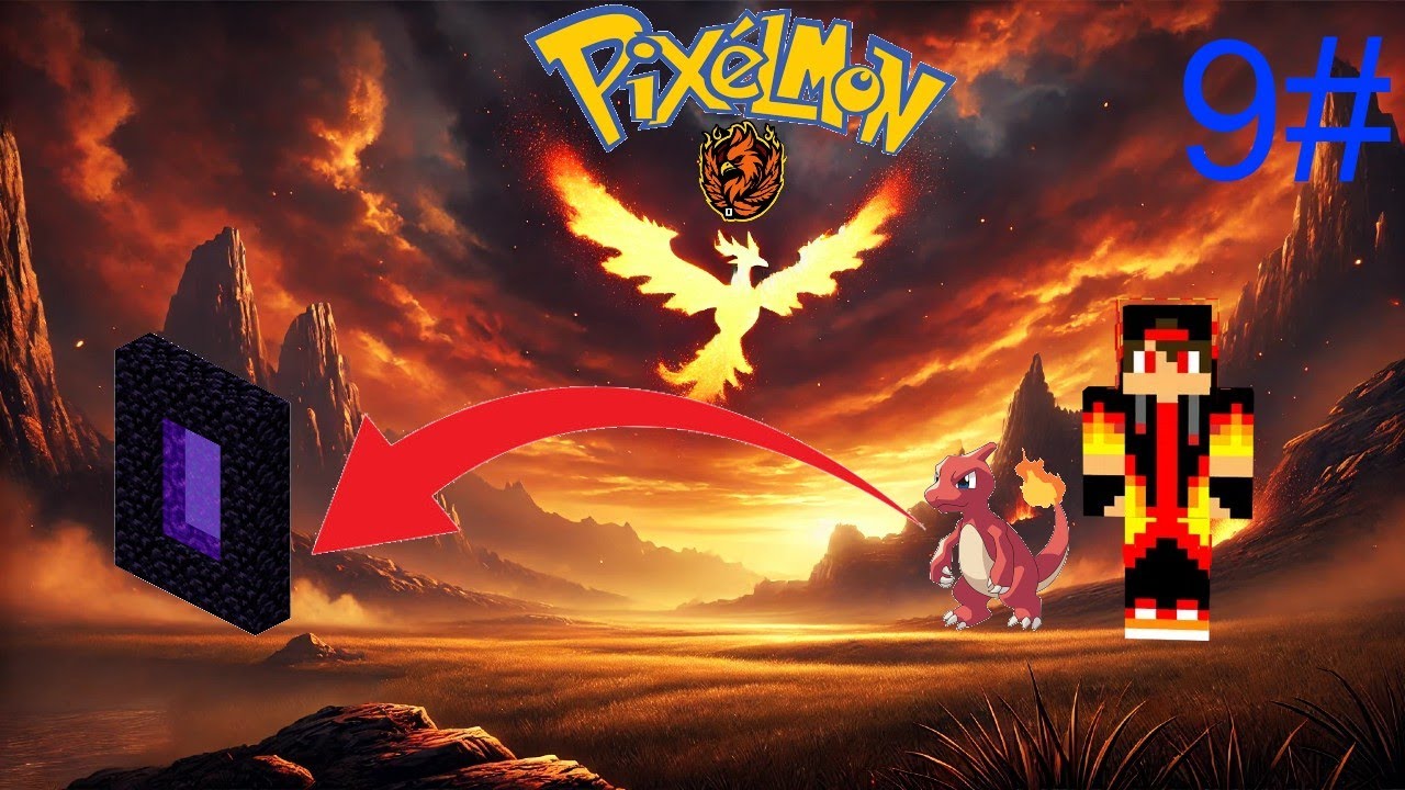 Pixelmon: Ascensão dos Flaming EP 9-Exploração do Nether parte final ...