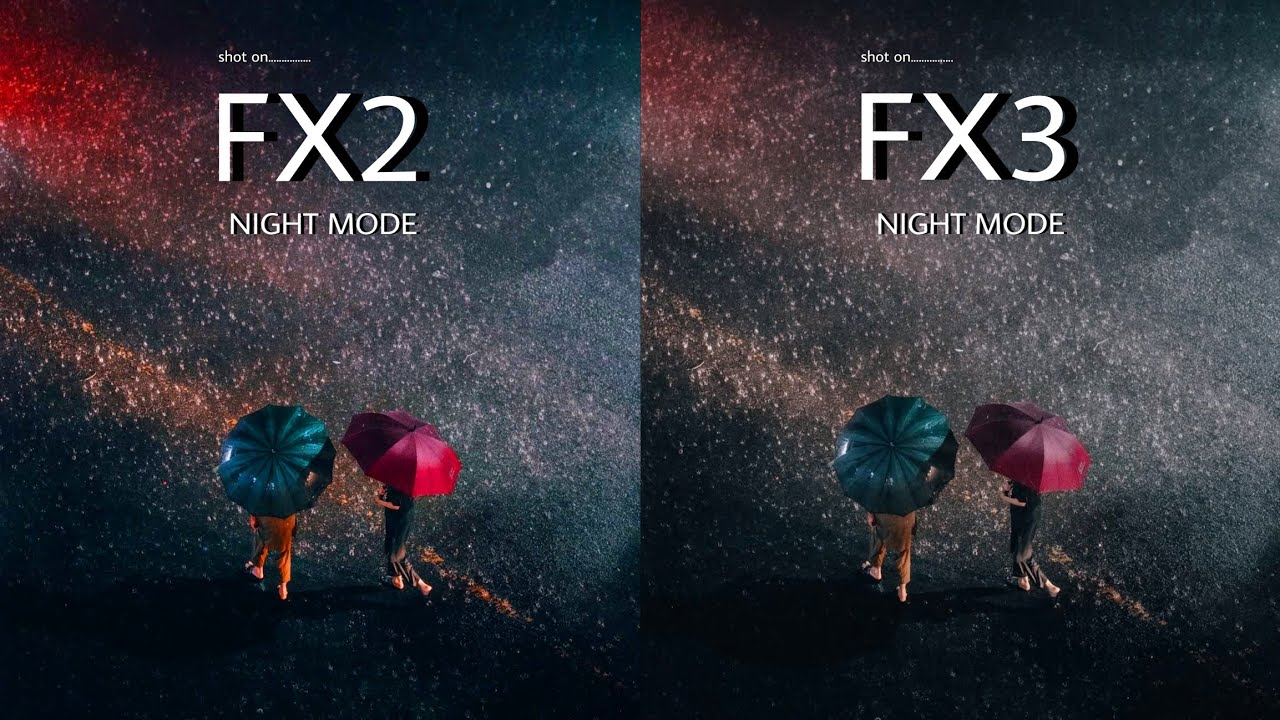 The New Sony FX2 VS Sony FX3 | NIGHT MODE | Camera Test - YouTube