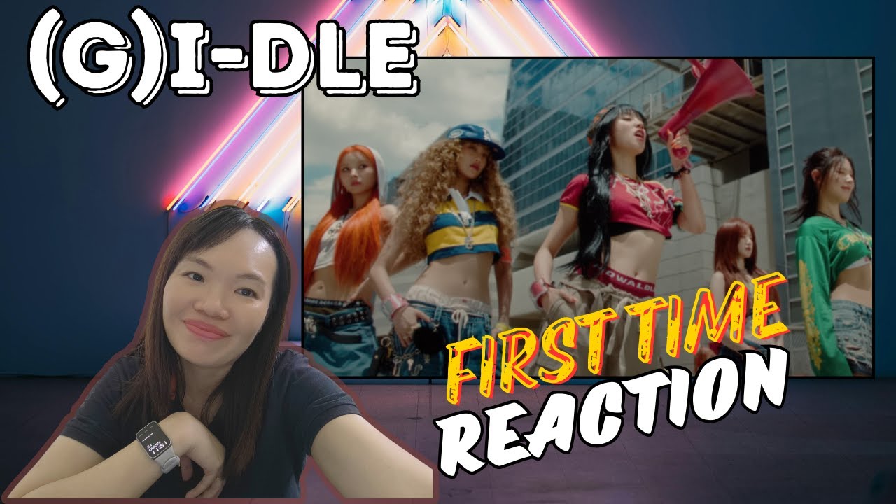 (G)I-DLE) - '클락션 (Klaxon)' MV Reaction | KPOP NEWBIE REACT - YouTube