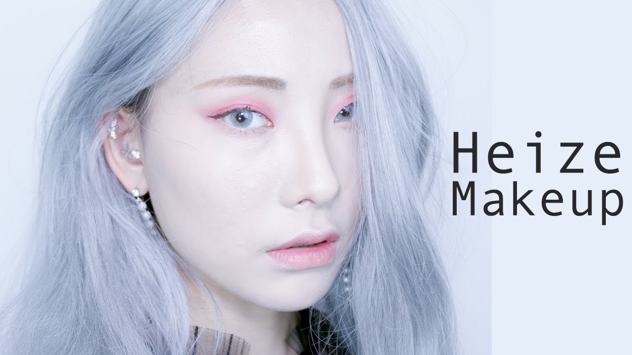 헤이즈 바람 앨범 커버 사진 메이크업 Heize music cover album make up tutorial - YouTube
