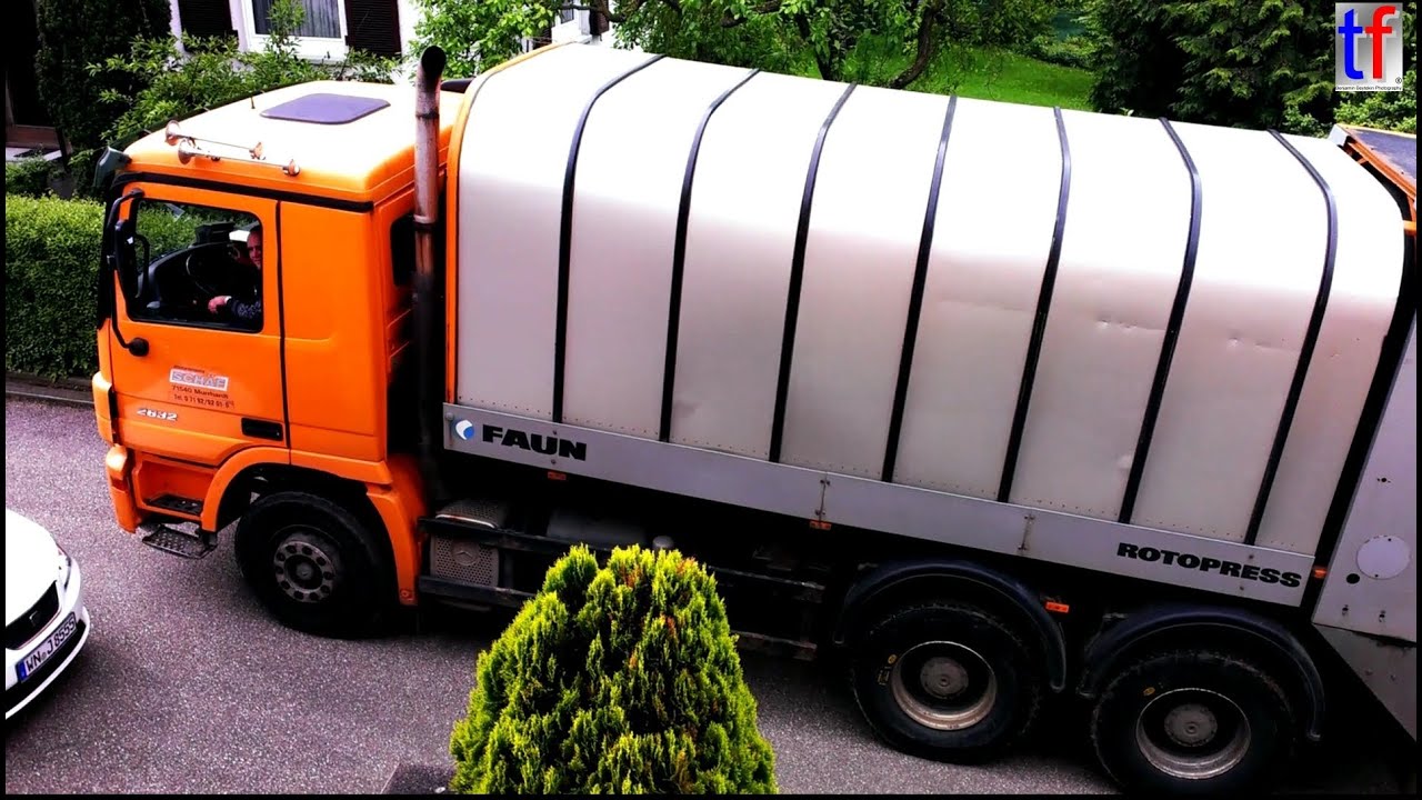 MERCEDES ACTROS Garbage Truck / Müllwagen mit FAUN ROTOPRESS, #1, 2013 ...