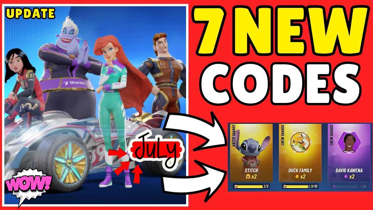 New Disney Speedstorm Codes 21 July 2025 - Huge Reward - New Disney ...