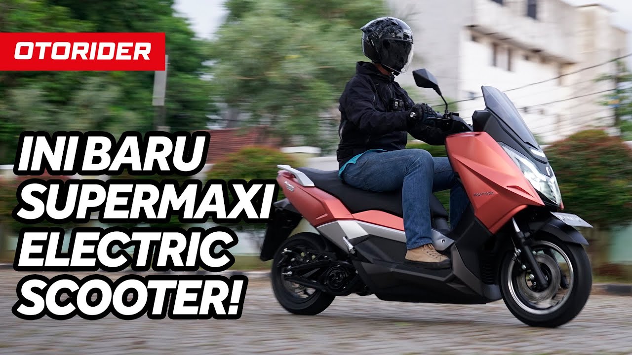 Polytron TRex - Motor Purwarupa Bergaya Skuter Maxi | OtoRider - YouTube