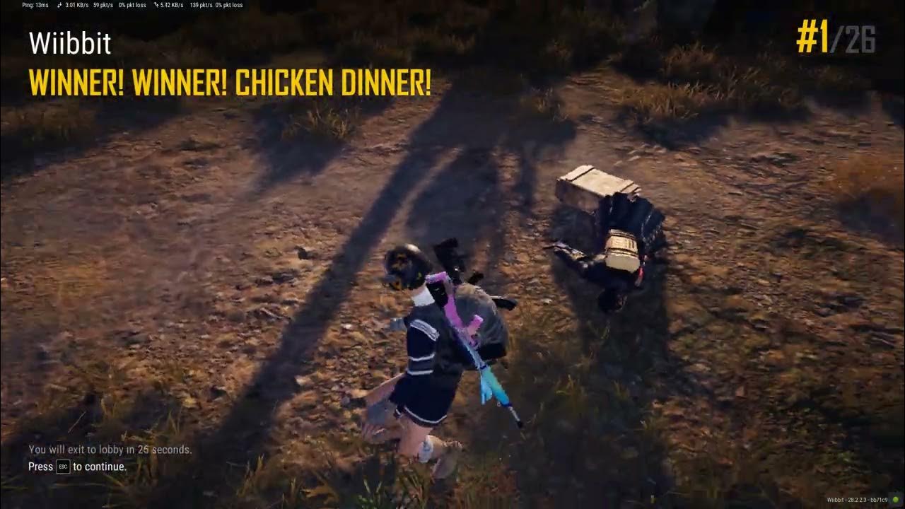 Winner Winner Chicken Dinner [PLAYERUNKNOWN'S BATTLEGROUNDS] - YouTube