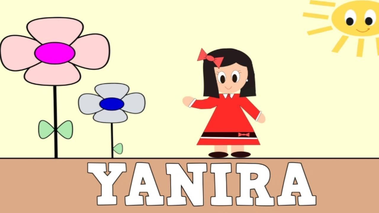 Aprender a Leer y Escribir YANIRA - Nombres de NIÑA - Vídeos para niños ...