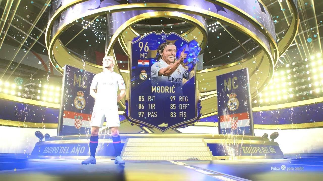 FIFA 23/PS5/ultimate team/modric 96 toty (equipo del año ) - YouTube