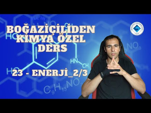 YKS Odaklı Kimya Konu Anlatımı 23- Enerji_2/3
