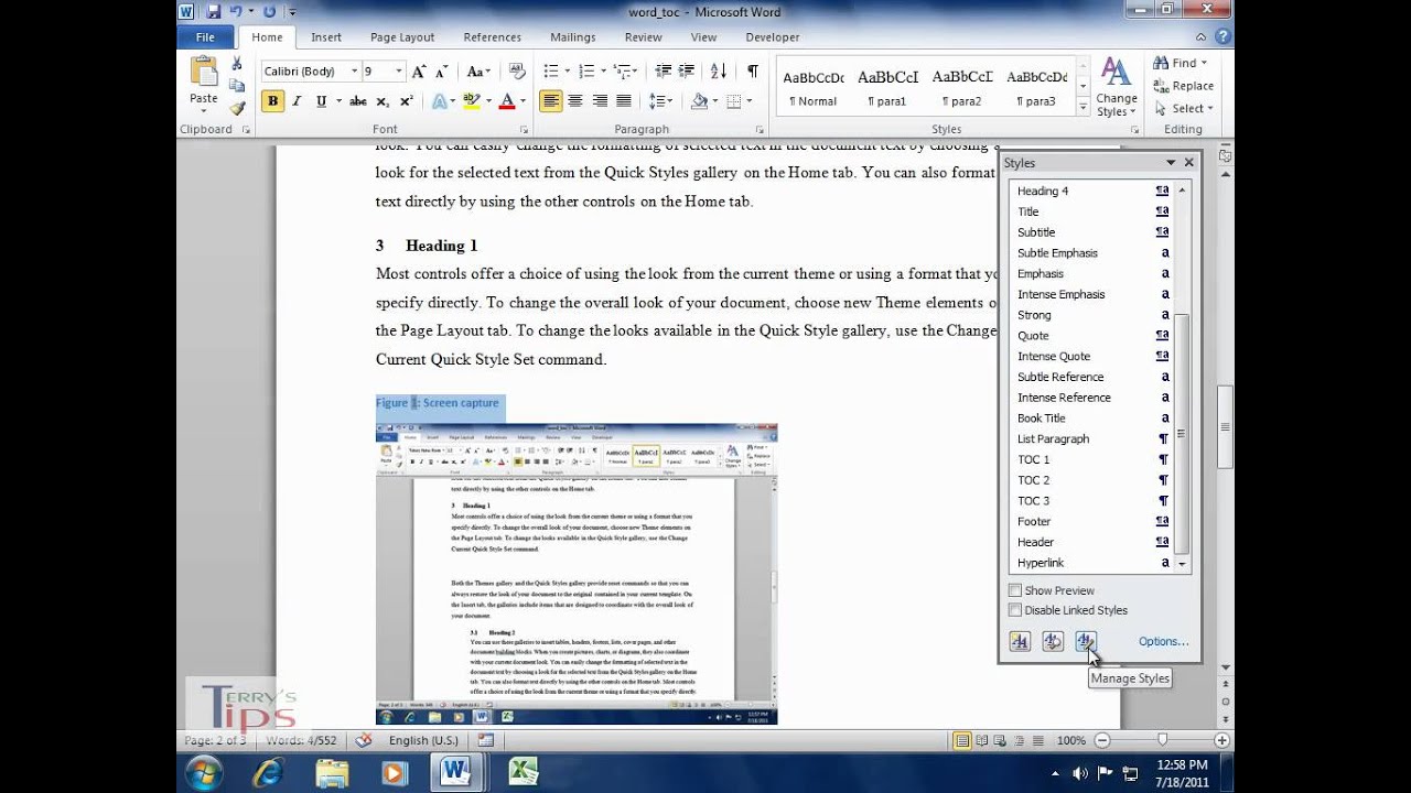 Video 6 Table of Figures - YouTube