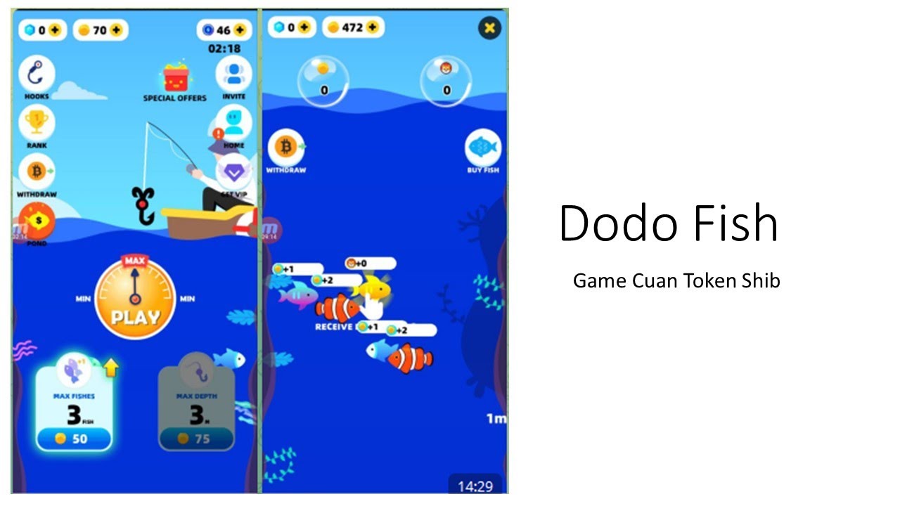 Dodo Fish Game Android Cuan Token Shiba Dfish Coin Crypto - YouTube