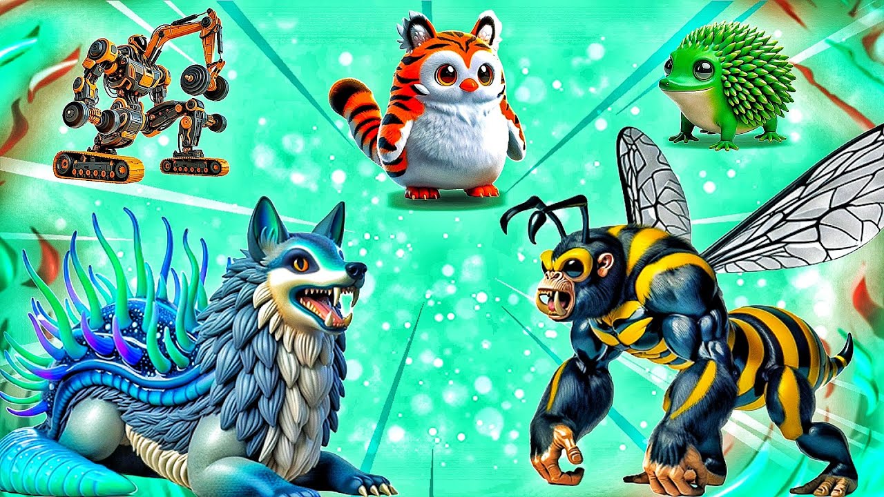 ANIMASH - Random Combinations #animash #animalfusion - YouTube