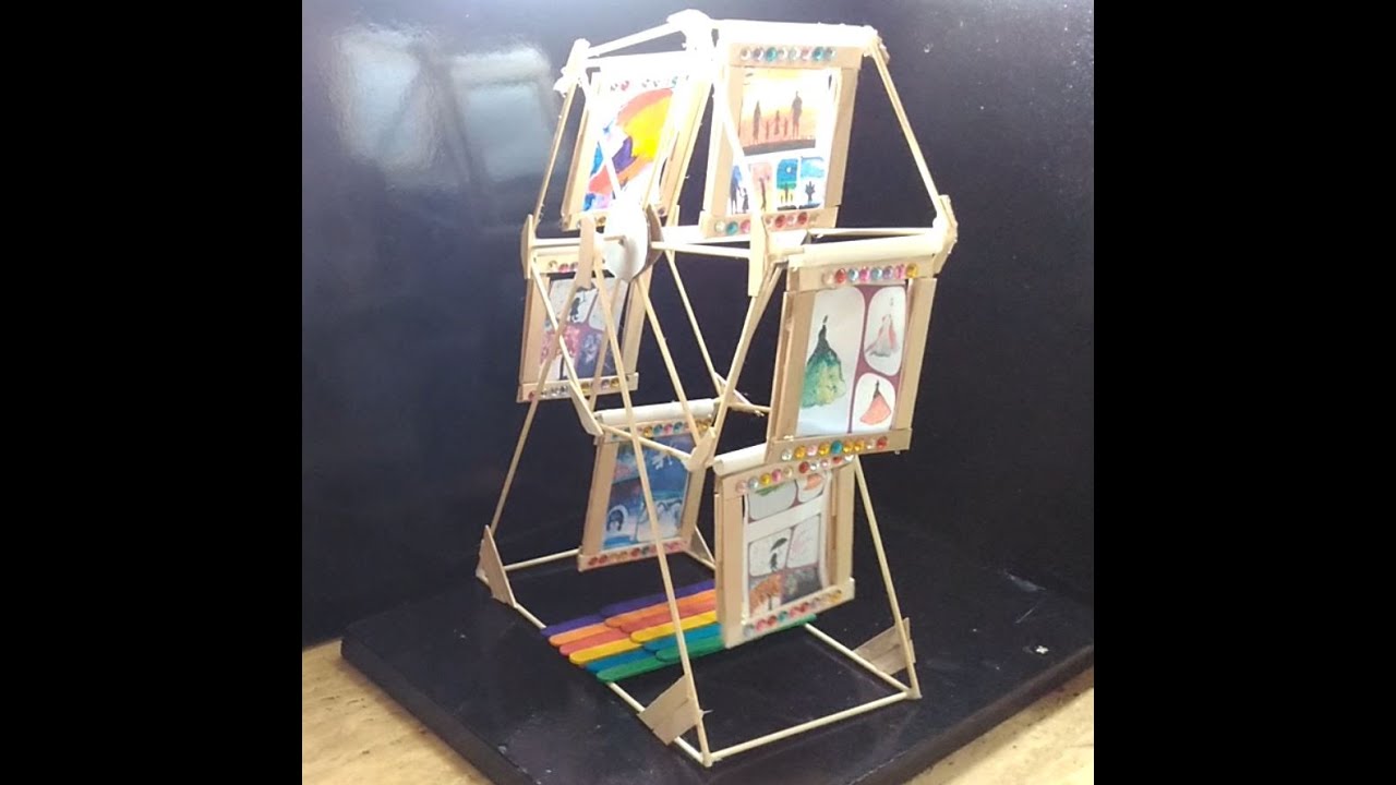 Ferriswheel bamboo skew stick photo frame, Swing wheel photo frame ...