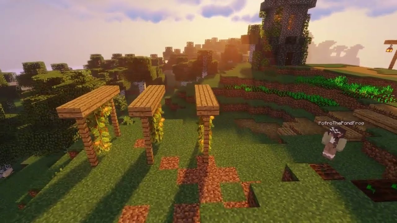 Building A Small Minecraft Farm (Timelapse) - YouTube