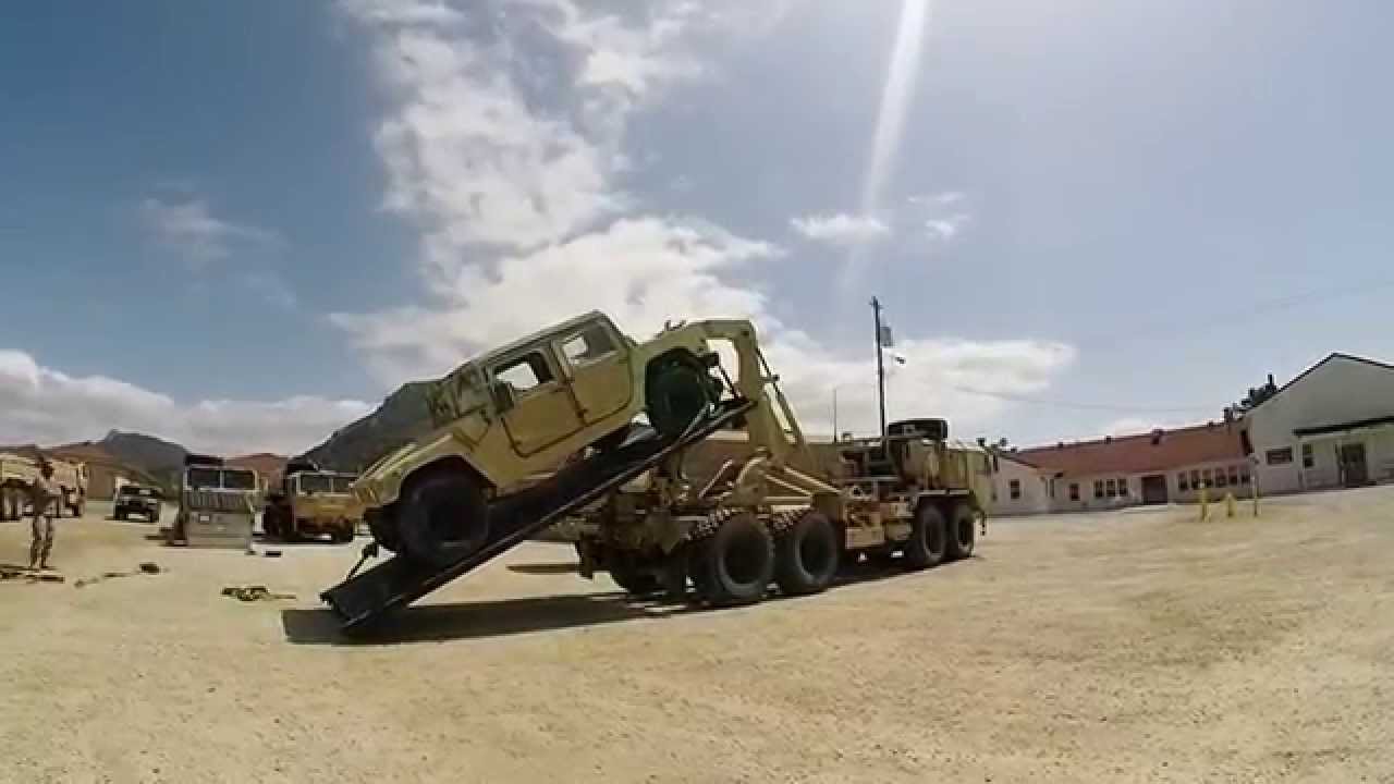 Loading Humvee On LHS - YouTube