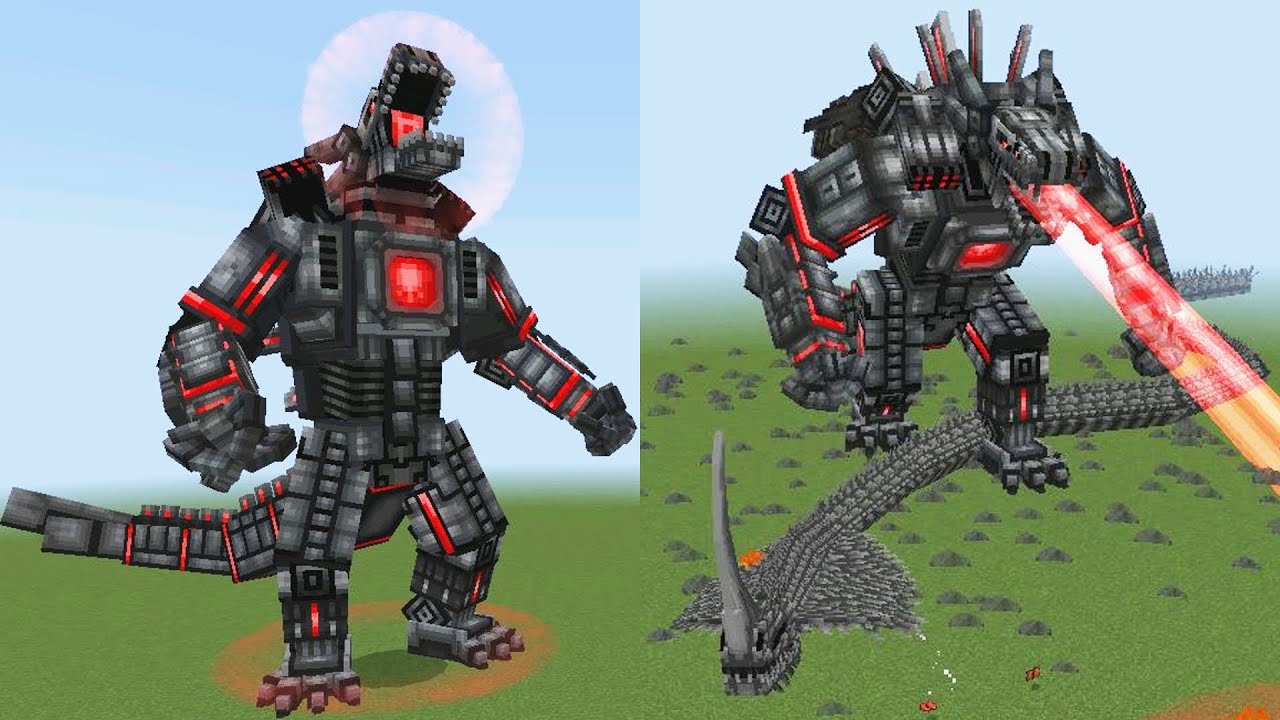 Kaiju Craft addon in Minecraft PE By Goji Draw - YouTube