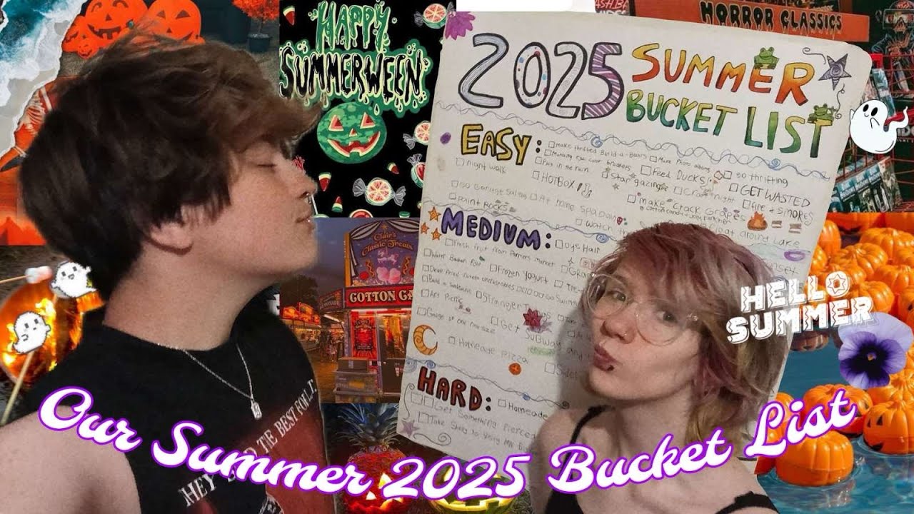 Our ULTIMATE Summer 2025 Bucket List *50 Ideas* - YouTube
