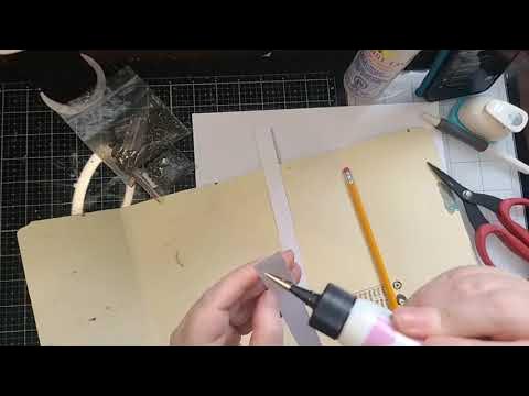 Junk Journal With Fifi Making a File Folder Journal Part 3 Reinforcing and creating our TNB ...