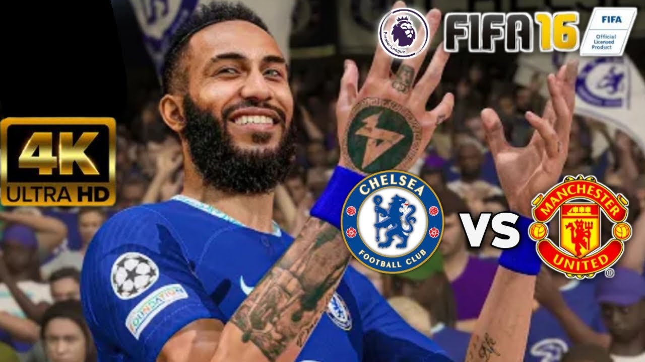 CHELSEA VS MU Fifa 16 Mod 23 Offline Android Ultra Graphics - Gameplay ...
