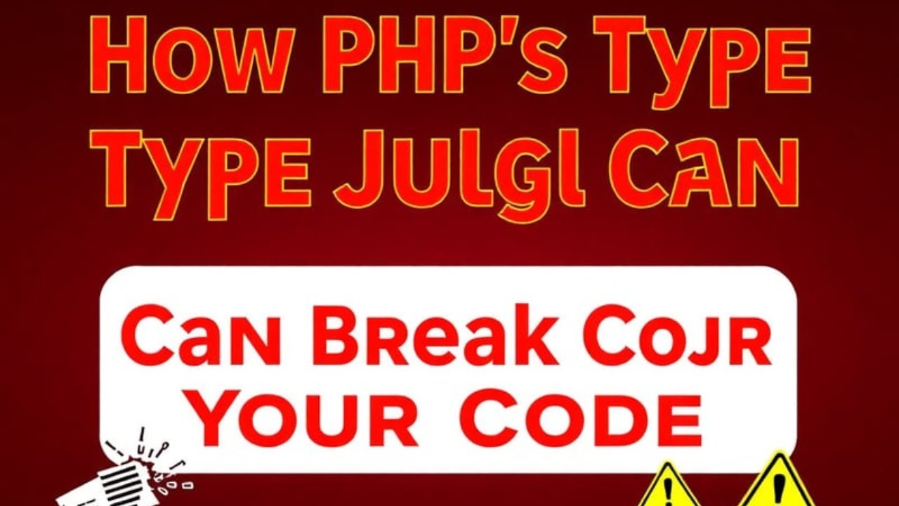 How PHP's Type Juggling Can Break Your Code 🔥 | Avoid This Common ...