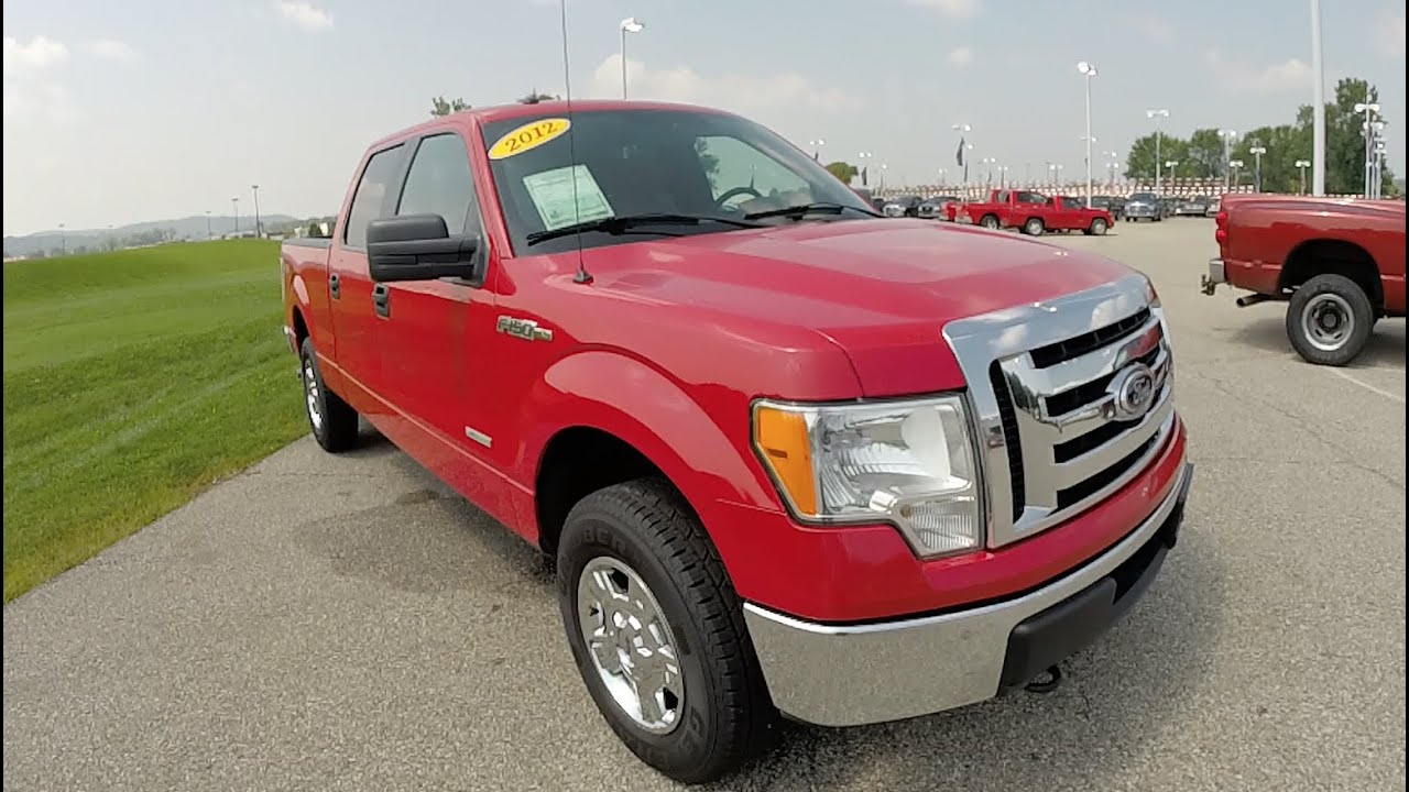 2012 Ford F 150 XLT EcoBoost Red | Ford Trucks Indianapolis | P9840 ...