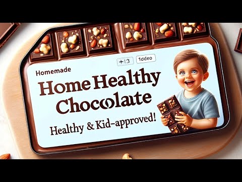 Homemade Healthy Chocolate Recipe for Toddlers | how to make chocolate ...