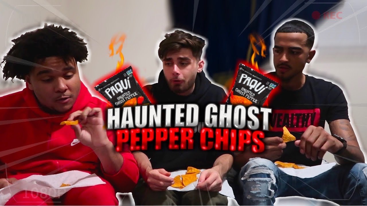 HAUNTED GHOST PEPPER CHIPS CHALLENGE FOR $100! - YouTube
