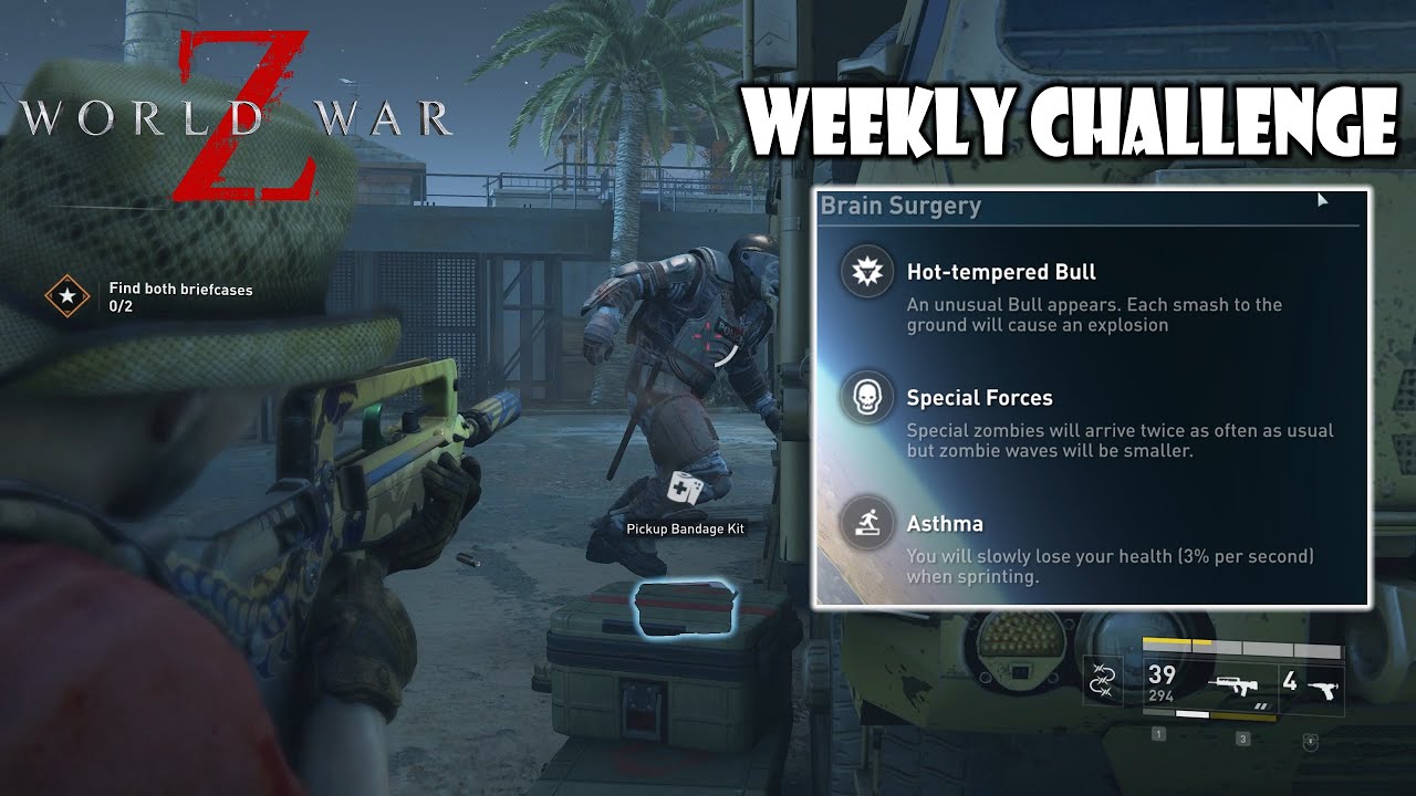 WWZ - Weekly Challenge - Medic Time! - YouTube