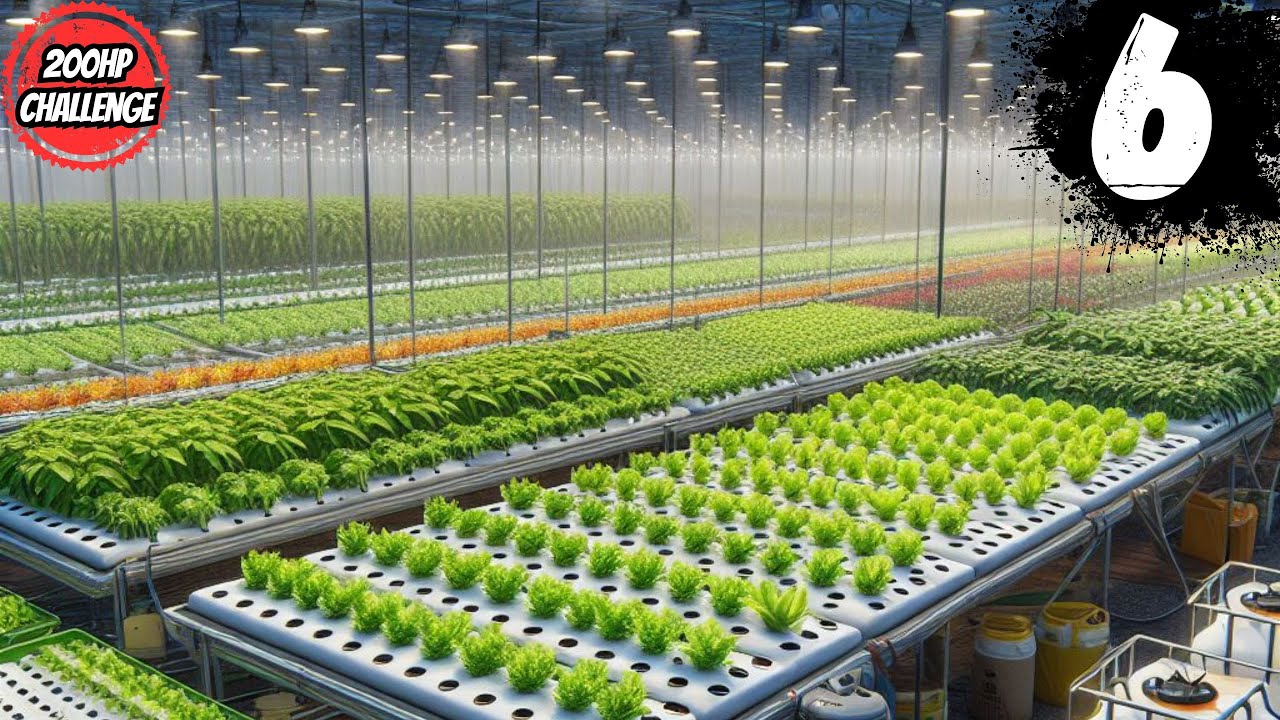 Hydroponic Greenhouse! | FS22 Calm Lands 200HP Challenge [Part 6] - YouTube