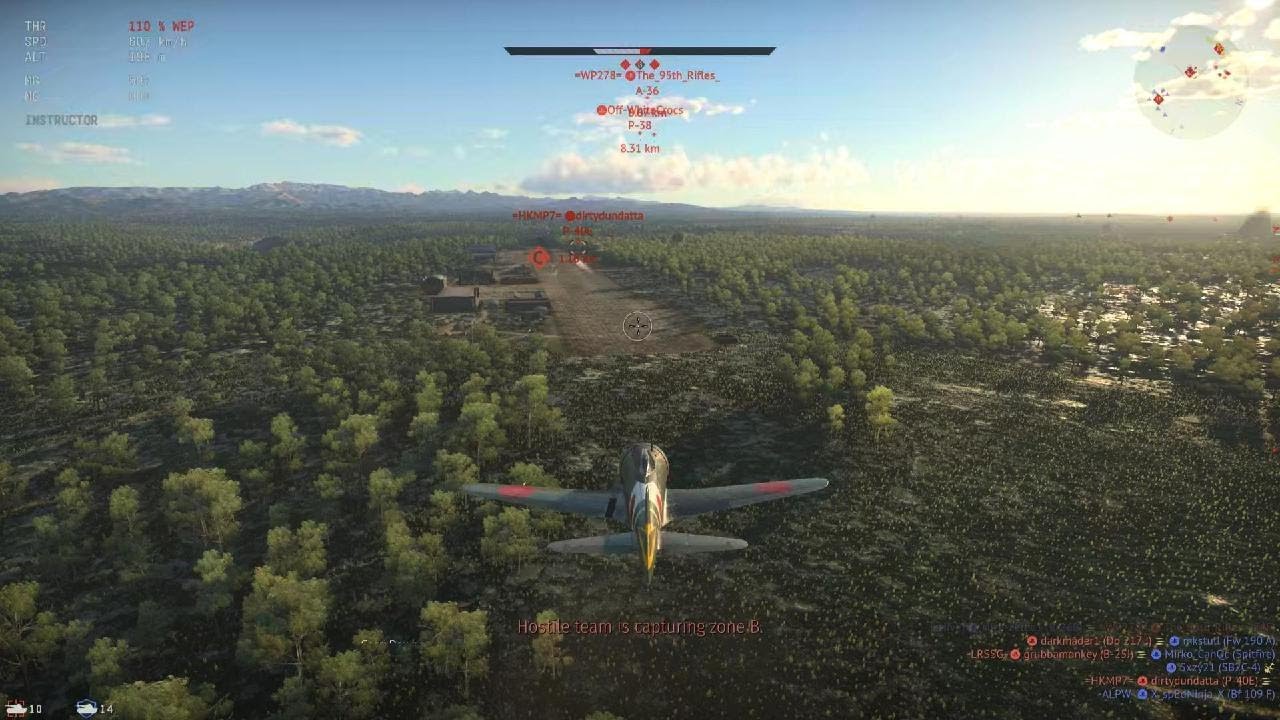 War Thunder clean 600 km/h capture and takeoff - YouTube
